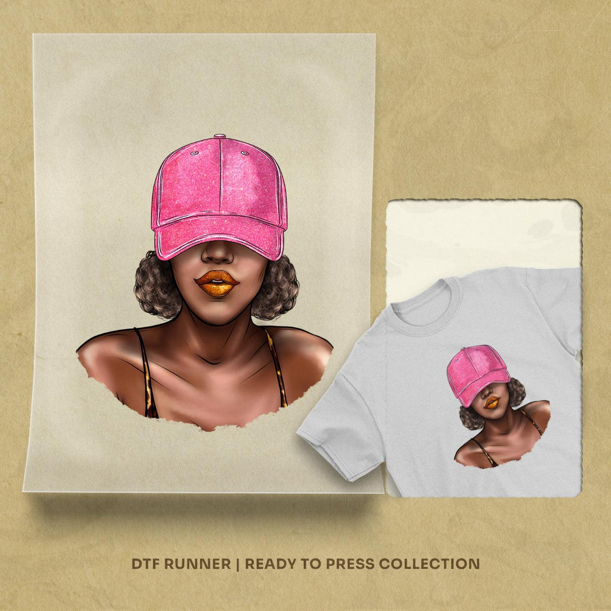 DTF Transfers Perodt Afro Soman– DTF Runner