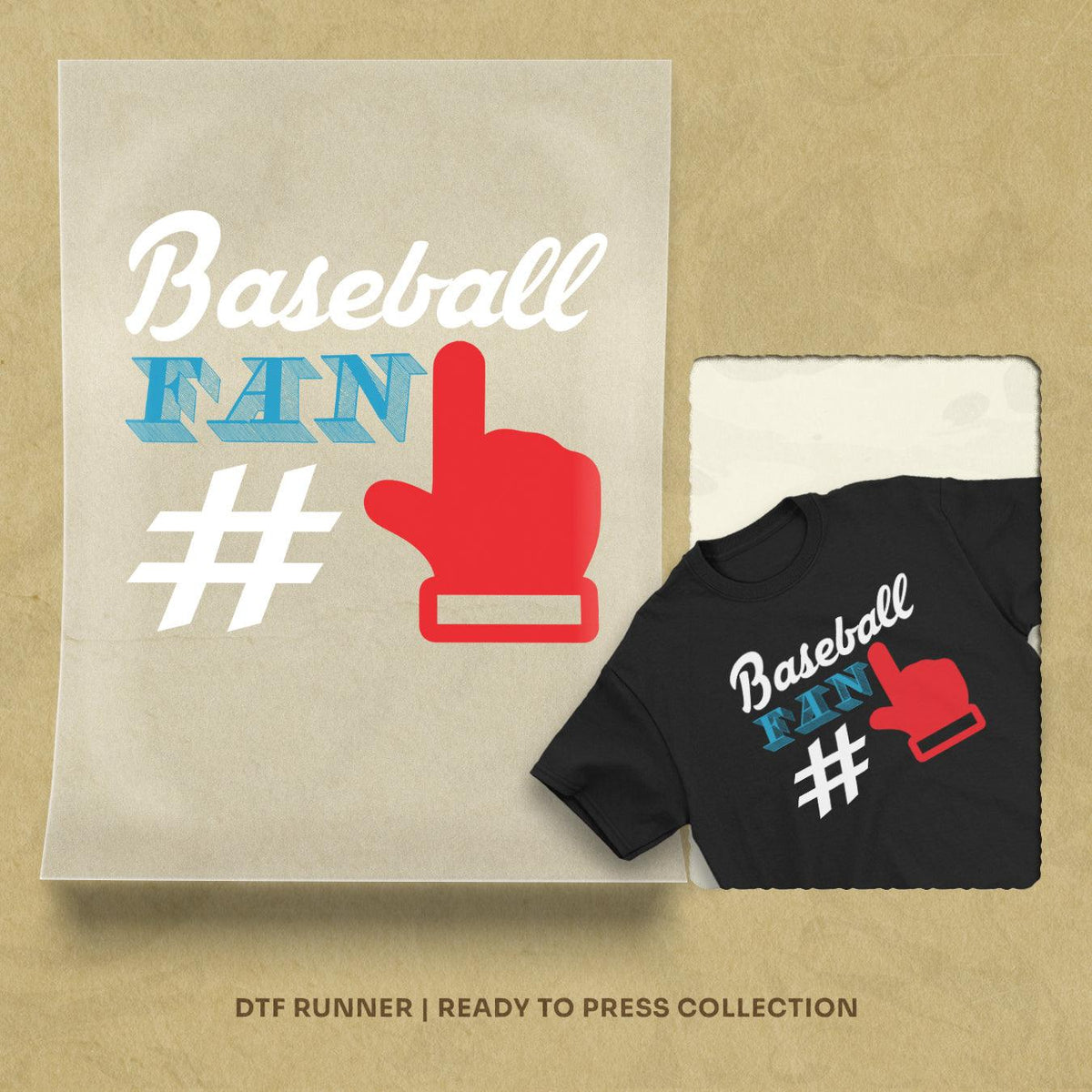 Baseball fan dtf transfer – DTF Runner