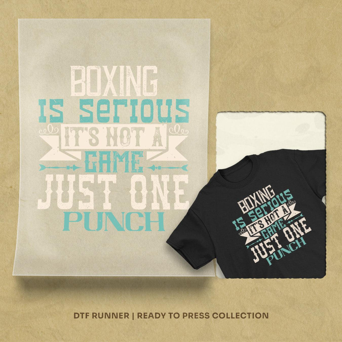 Boxing Is Serious. It's Not A Game. Just One Punch Order direct to fil ...