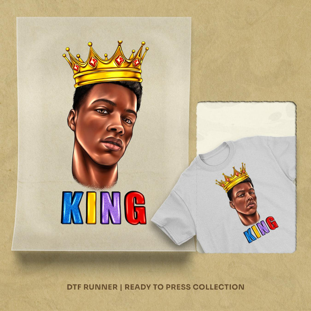 King dtf prints– DTF Runner